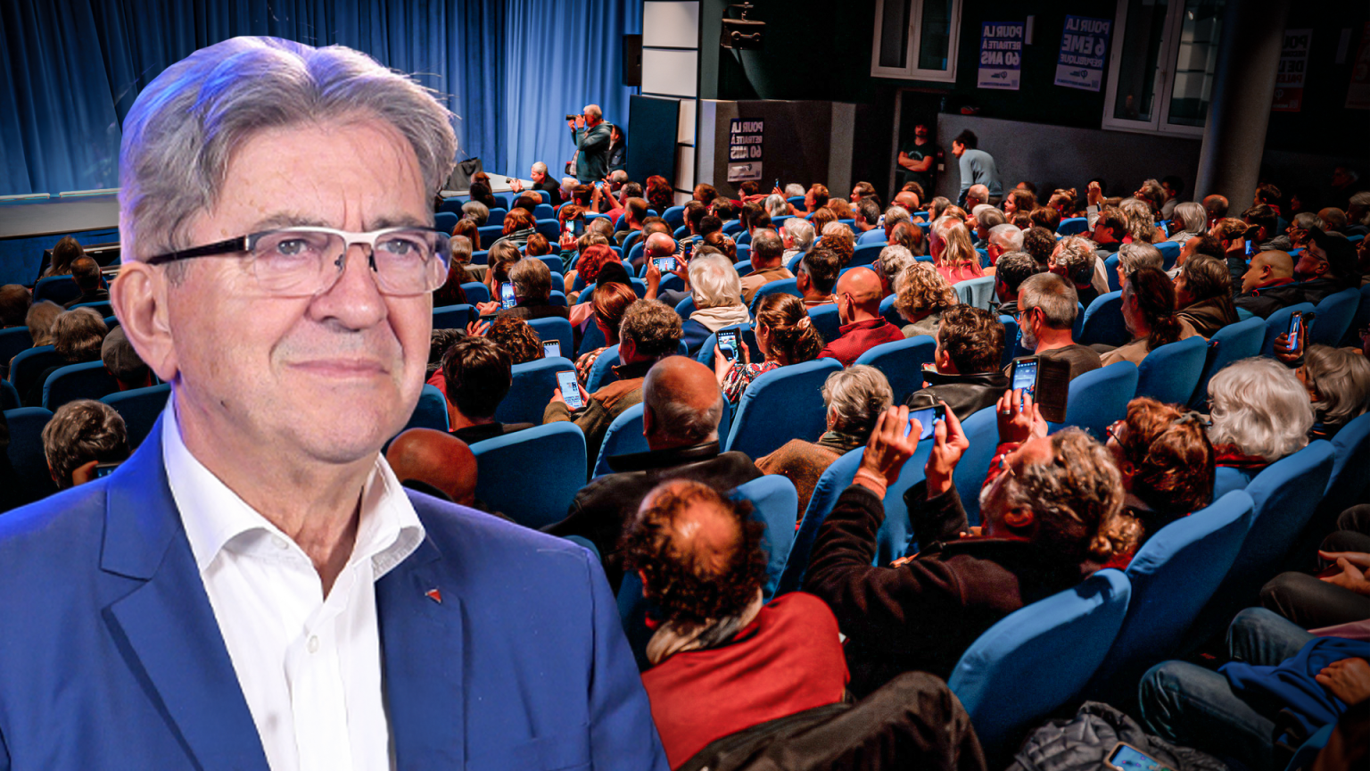 Réunion publique avec Jean-Luc Mélenchon à Cahors